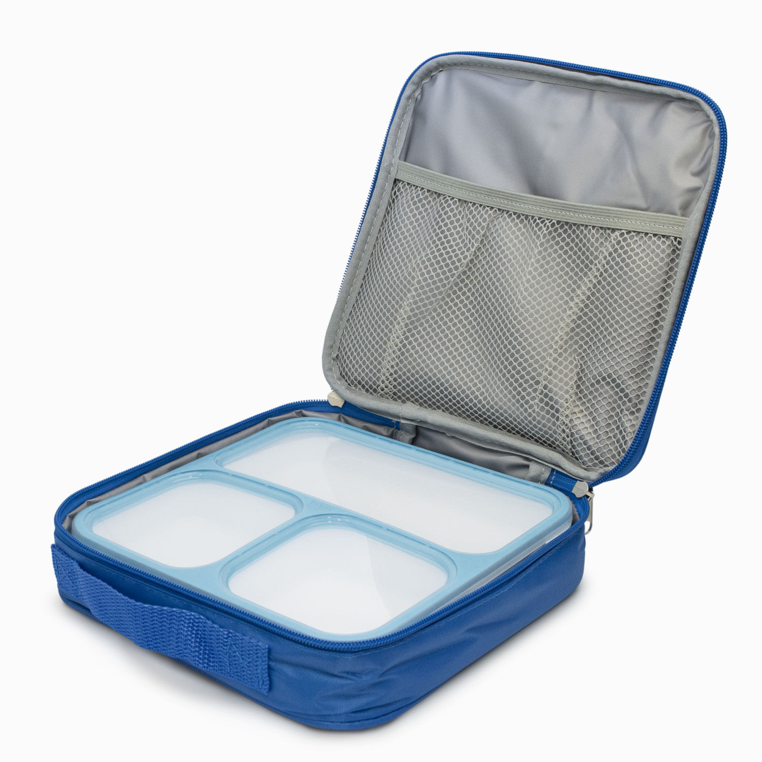 Lonchera termica cuadrdo azul 3 divisiones - Ambiente Gourmet ...